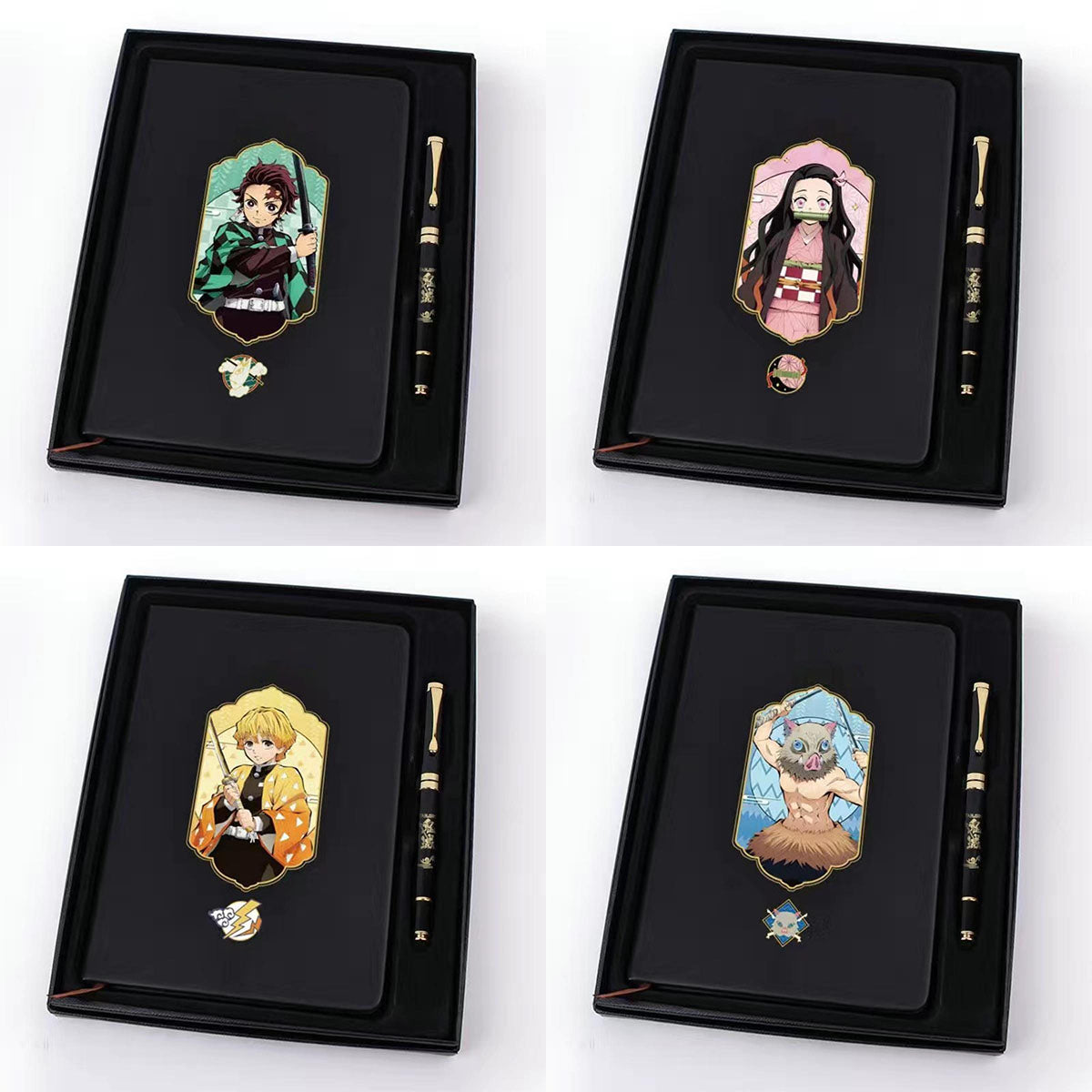 Tanjirou/Nezuko notebook and pen stationery set for smooth writing and ...